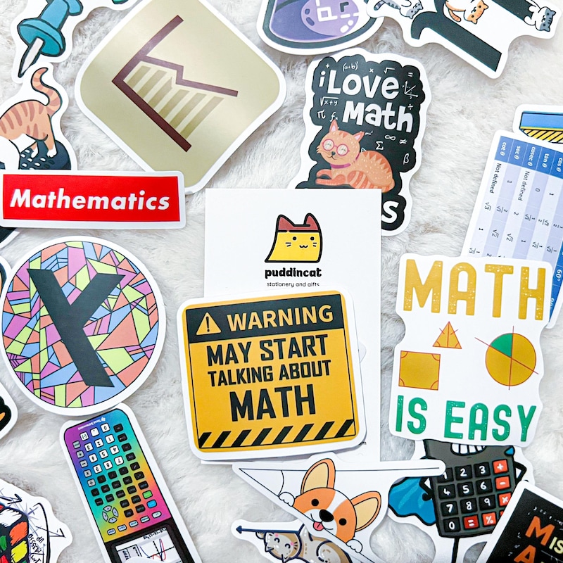 Mathematics Stickers - Etsy
