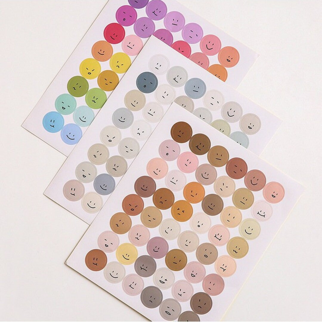 Happy Vibes Smiley Face Sticker Set | Cheerful Decals for Positive ...