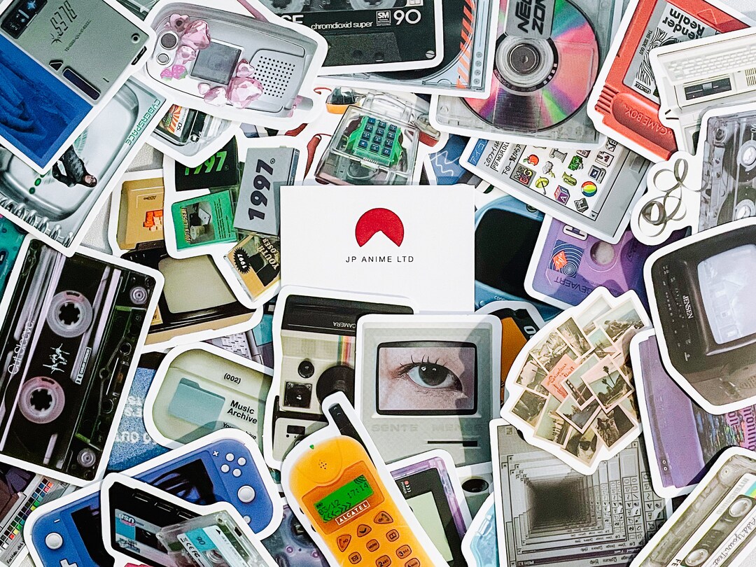 10 Random Vintage Equipments Sticker Bomb Pack! Waterproof Reusable ...