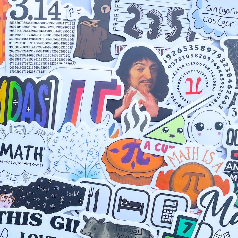 Math Decal - Etsy