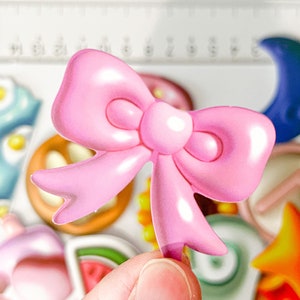 Cute 3D Inflated Visual Effect Style Stickers - Cartoon Decorations for ...