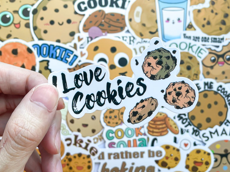 10 Sweet Treat Delights Cookies Sticker Set Dessert Decals for Baking ...