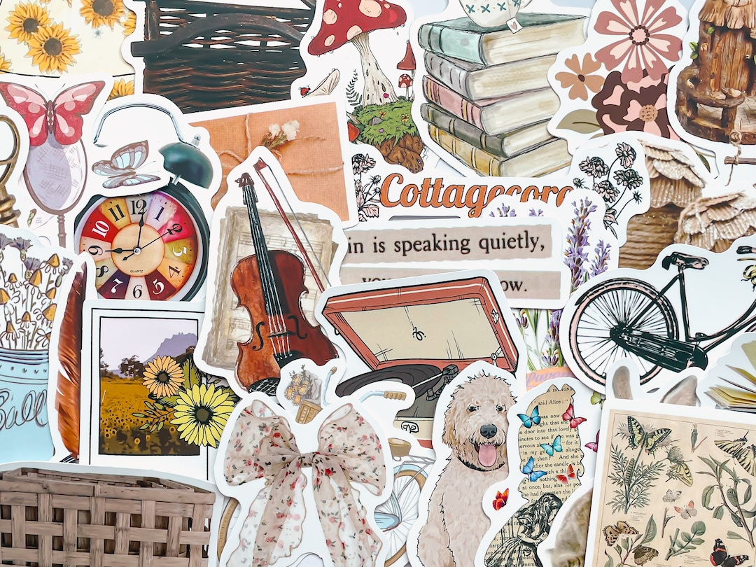10 Random Vintage Classic Collection Sticker Pack! Waterproof Reusable ...