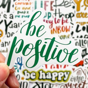 10 Inspire & Thrive Motivation Quote Sticker Set Uplifting Decals for ...