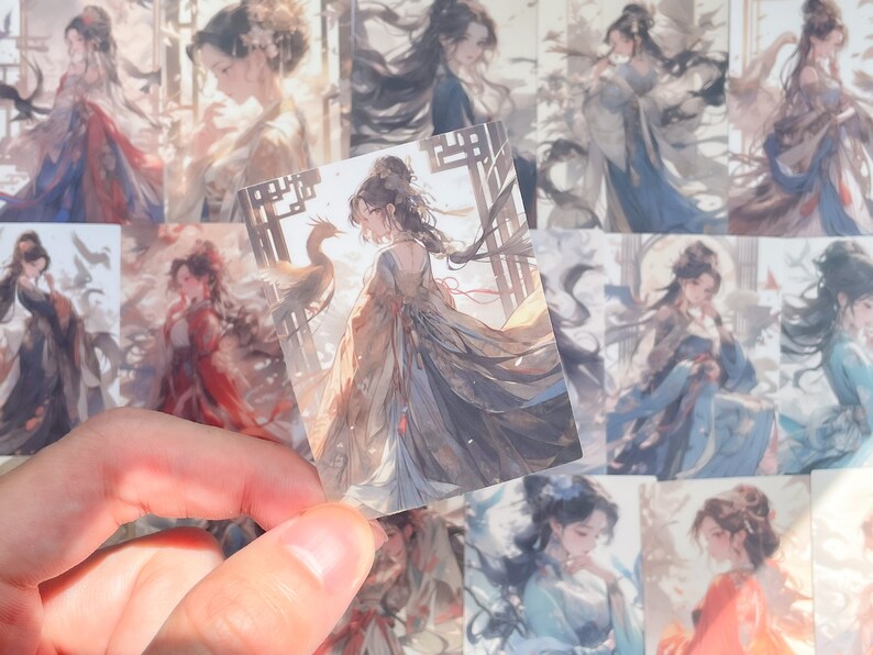 Dynasty Elegance Chinese Ancient Sticker Set Cultural Decals for ...