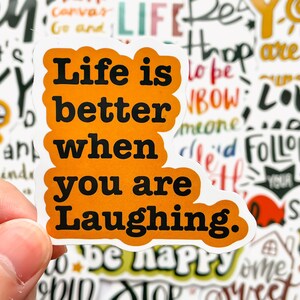 10 Inspire & Thrive Motivation Quote Sticker Set Uplifting Decals for ...