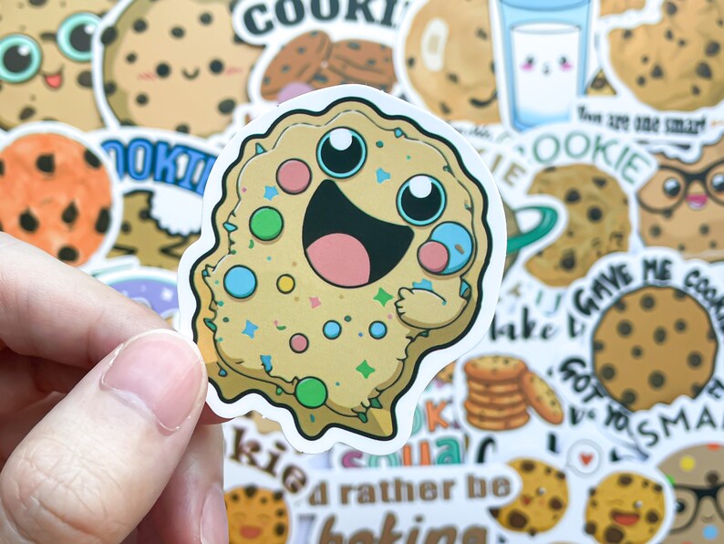 10 Sweet Treat Delights Cookies Sticker Set Dessert Decals for Baking ...