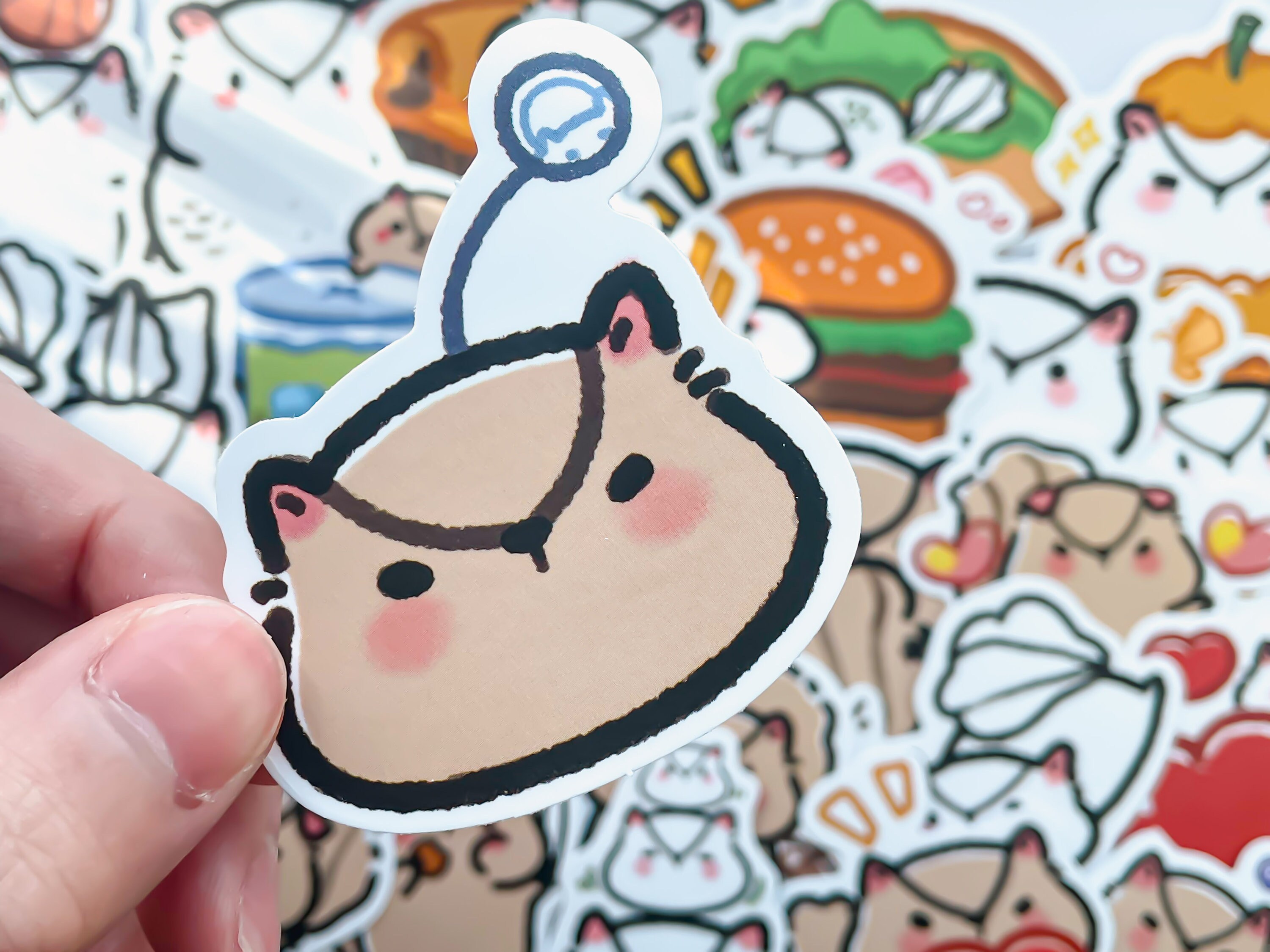 10 Random Cute Squirrel Collection Sticker Pack! Waterproof Reusable ...