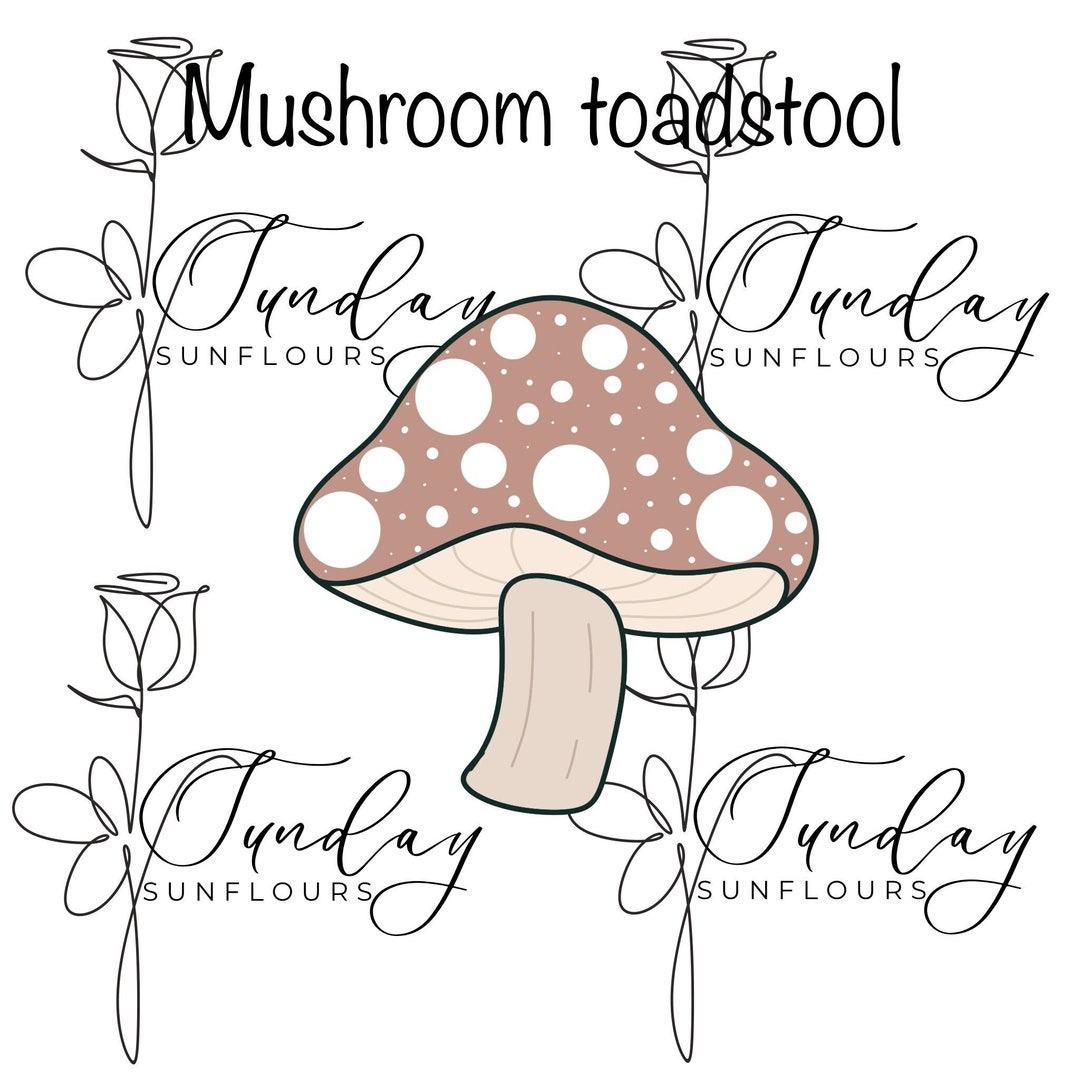 Mushroom Toadstool Cookie Cutter Woodland Fairy WF1 - Etsy