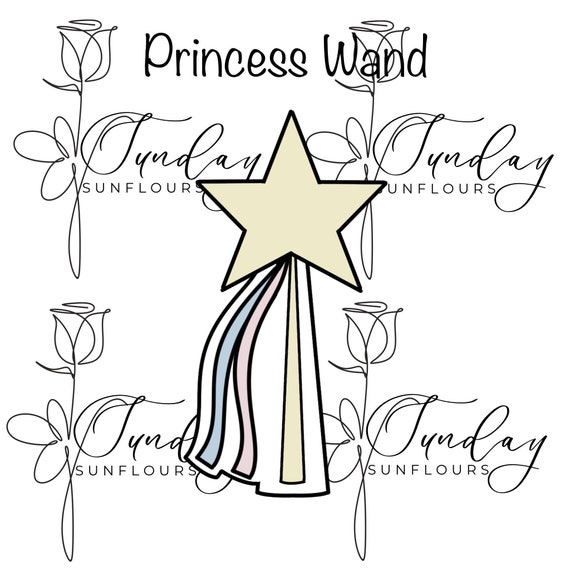 Princess Wand Drawing