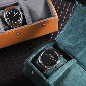 Luxury Leather Watch Box for 1 2 3 Watch, Engraved Watch Case, Custom ...