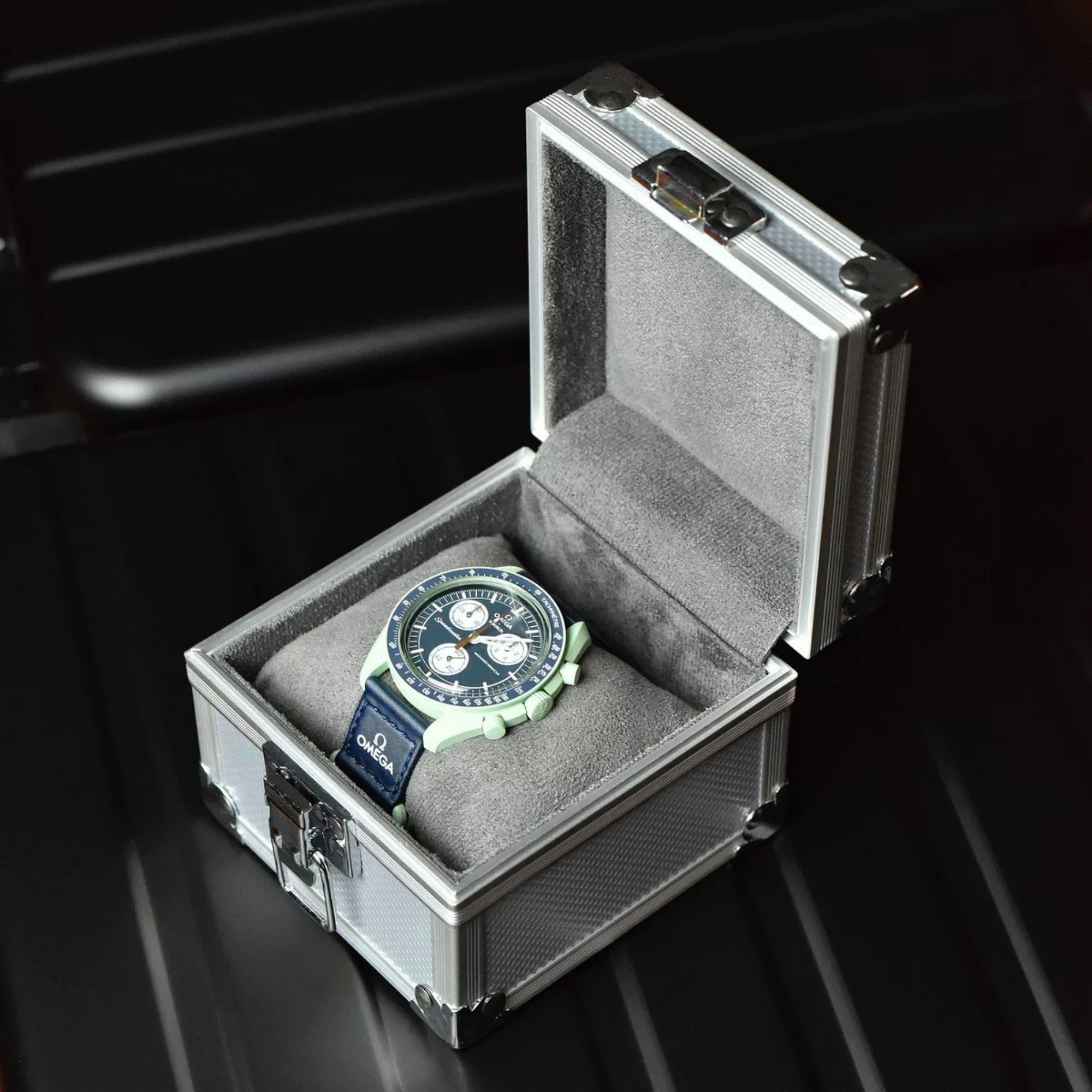 Personalized Metal Single Watch Case,custom Travel Watch Box, Luxury ...