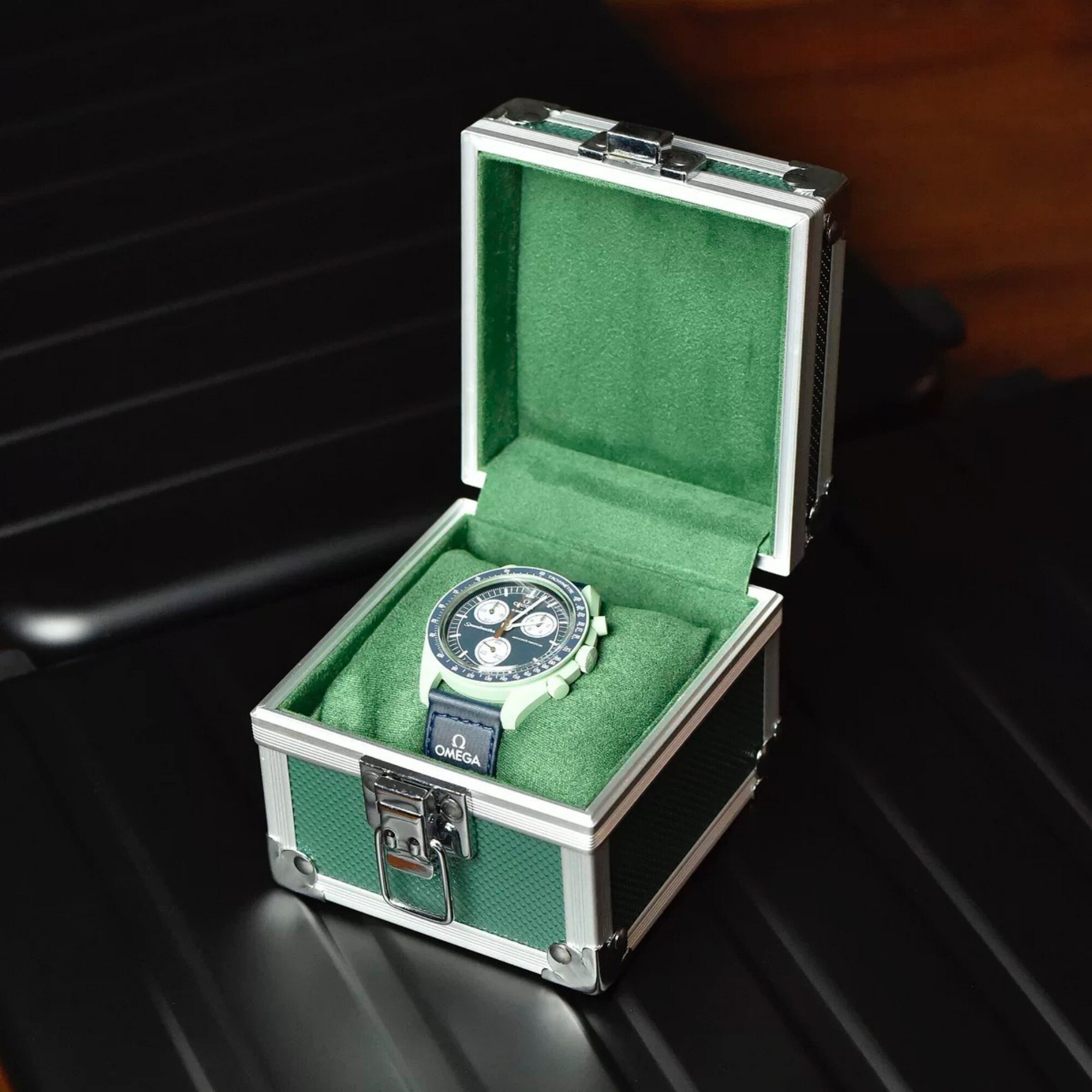 Personalized Metal Single Watch Case,custom Travel Watch Box, Luxury ...