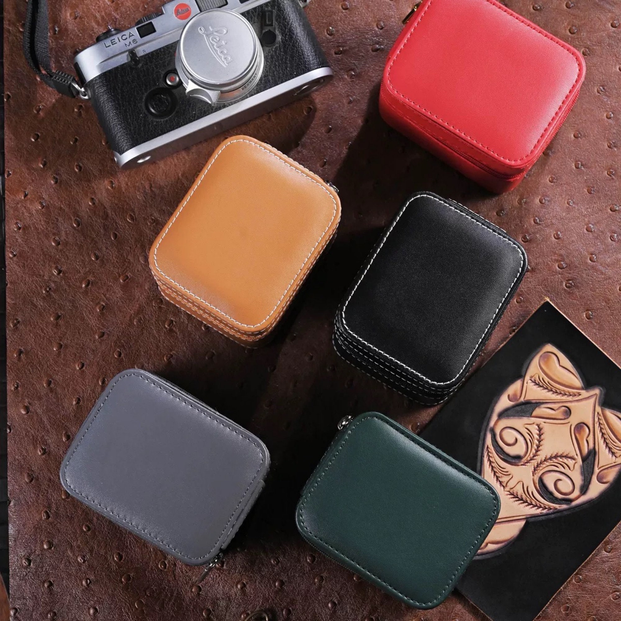 Personalized Leather Single Watch Box-custom Luxury Watch Cases-travel ...