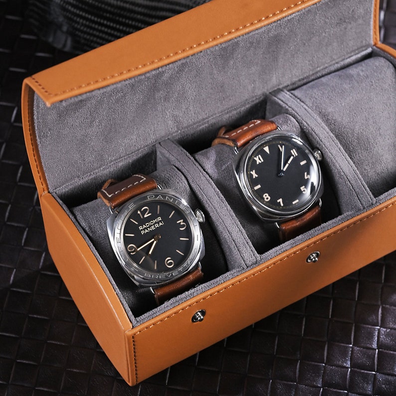 Luxury Leather Watch Box for 1 2 3 Watch Engraved Watch Case - Etsy
