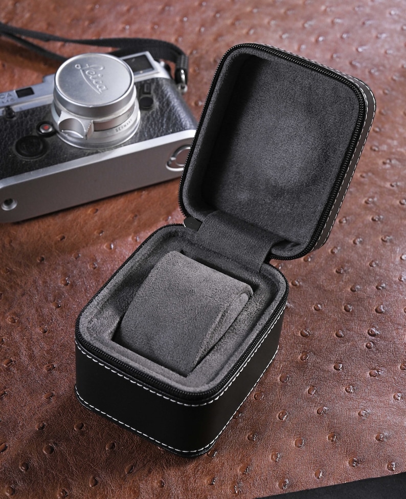 Personalized Leather Single Watch Box-custom Luxury Watch - Etsy