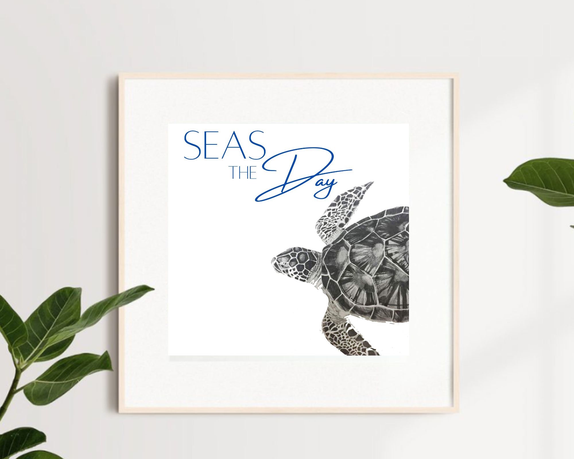 Turtle Graphite Print Digital Download Printable Art - Etsy