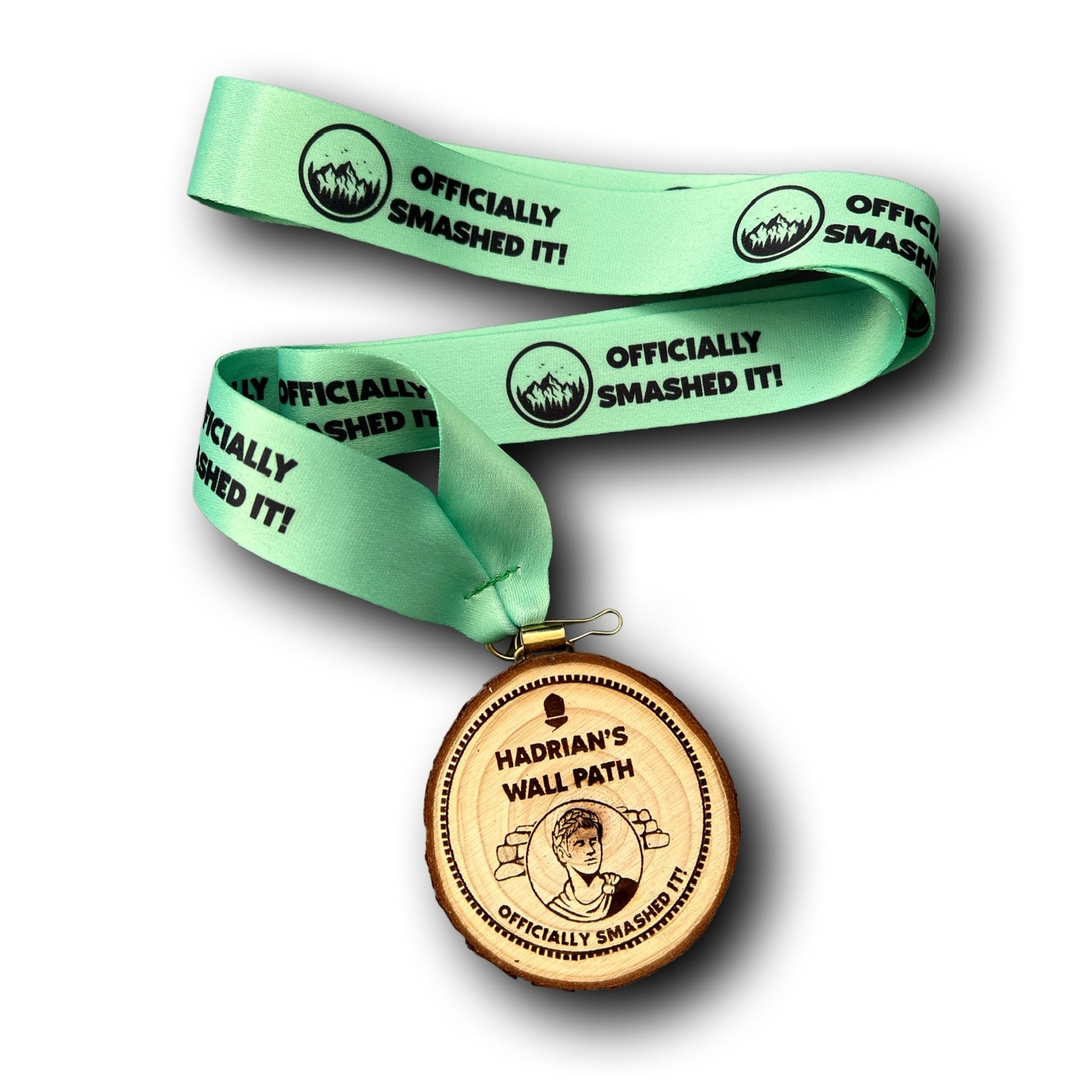 Hadrians Wall Path Medal Hadrians Wall Path Souvenir Hiking - Etsy