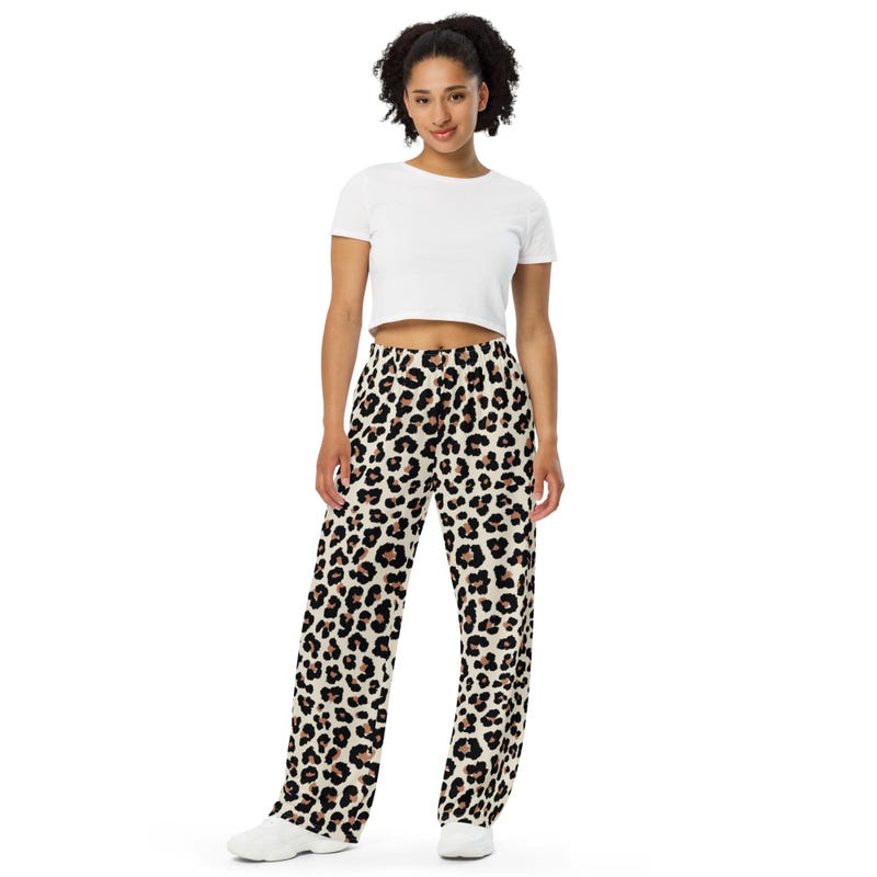 Cheetah Print Pants - Etsy