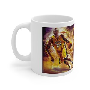 Kobe Bryant Los Angeles Lakers NBA Ceramic Mug, 11oz Basketball Coffee ...