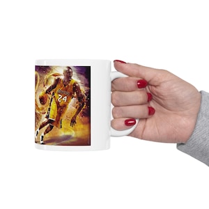 Kobe Bryant Los Angeles Lakers NBA Ceramic Mug, 11oz Basketball Coffee ...