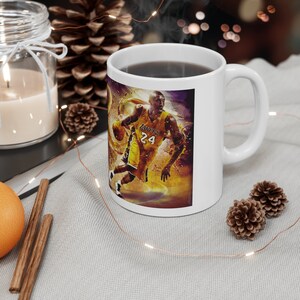 Kobe Bryant Los Angeles Lakers NBA Ceramic Mug, 11oz Basketball Coffee ...
