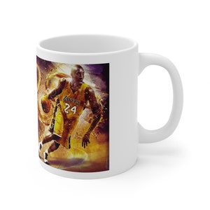 Kobe Bryant Los Angeles Lakers NBA Ceramic Mug, 11oz Basketball Coffee ...