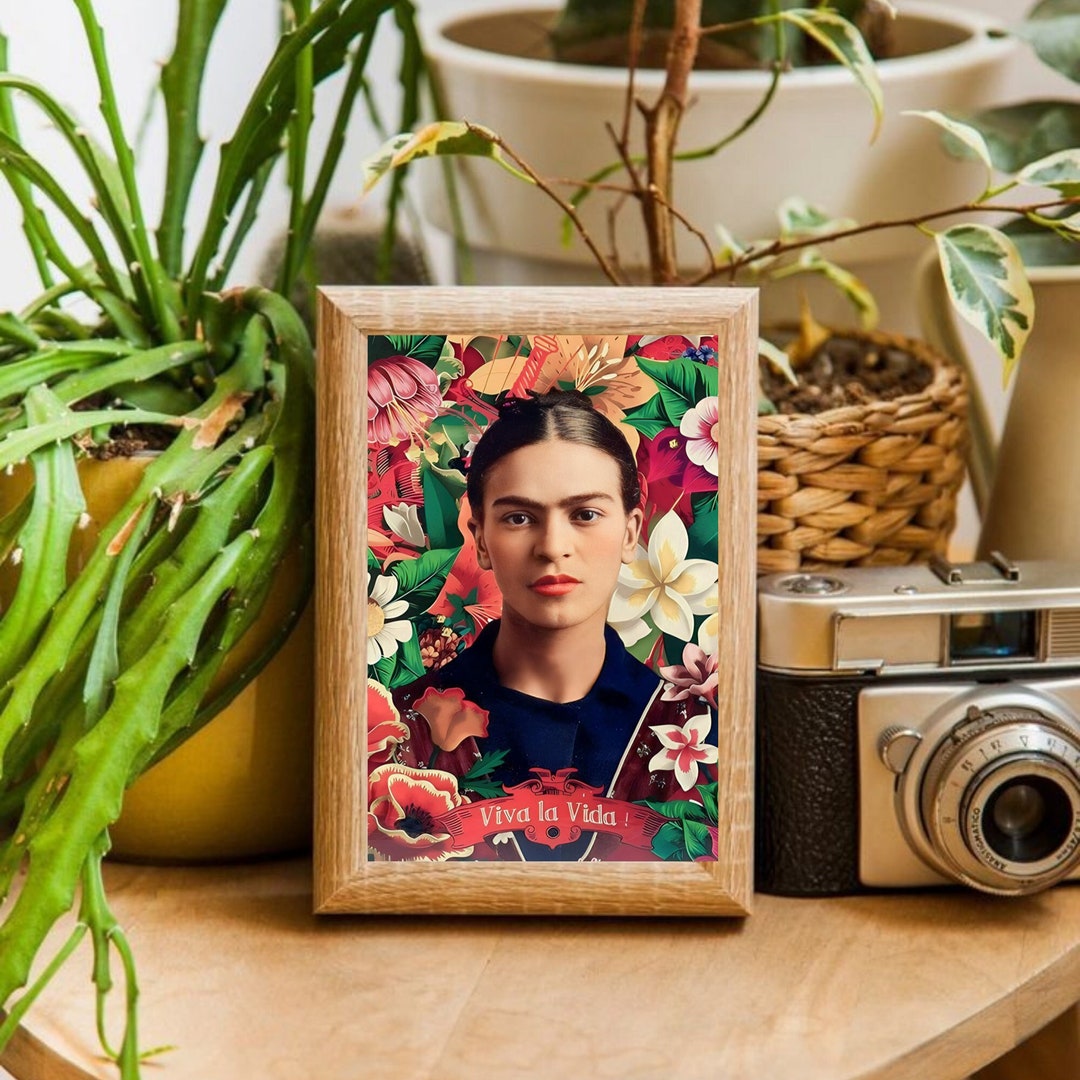 Frida Kahlo Printable, Frida Kahlo Poster, Frida Kahlo Art Wall Decor ...
