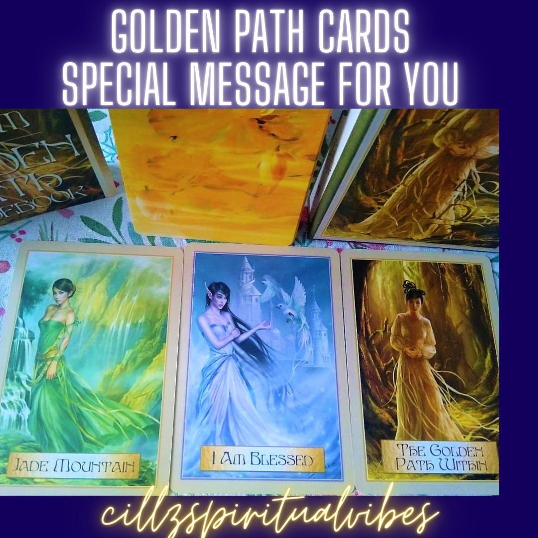 What's Your Golden Path Card Message 1x Card Reading - Etsy