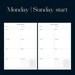 Weekly Printable, Fillable Planner Bundle. Monday&sunday Start, A4 ...
