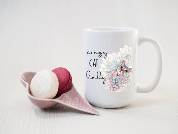 Crazy Cat Lady PNG Clipart Cat Quote - Etsy