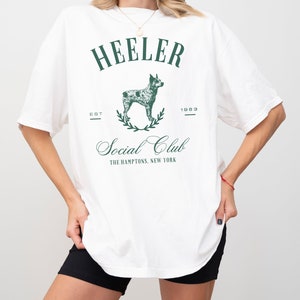Custom Heeler Social Club Shirt, Blue Heeler Shirt, Australian Cattle ...