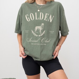 Golden Retriever Social Club Shirt, Golden Retriever Shirt, Golden ...