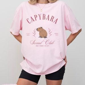 Capybara Social Club Shirt, Capybara, Capybara Shirt, Rodent Shirt ...