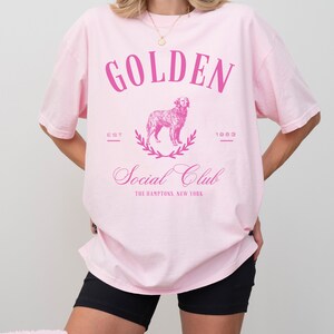 Golden Retriever Social Club Shirt, Golden Retriever Shirt, Golden ...