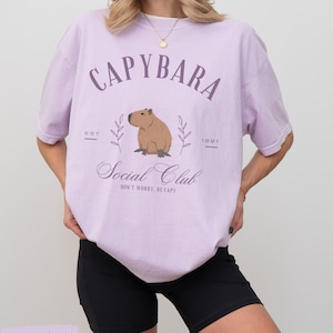 Capybara Social Club Shirt, Capybara, Capybara Shirt, Rodent Shirt ...