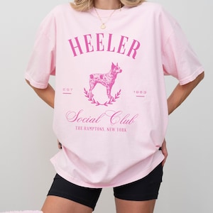 Custom Heeler Social Club Shirt, Blue Heeler Shirt, Australian Cattle ...