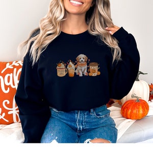 Cavapoo Fall Sweatshirt, Cavapoo Dog, Cavapoo Mom, Cavapoo Dog Gift ...
