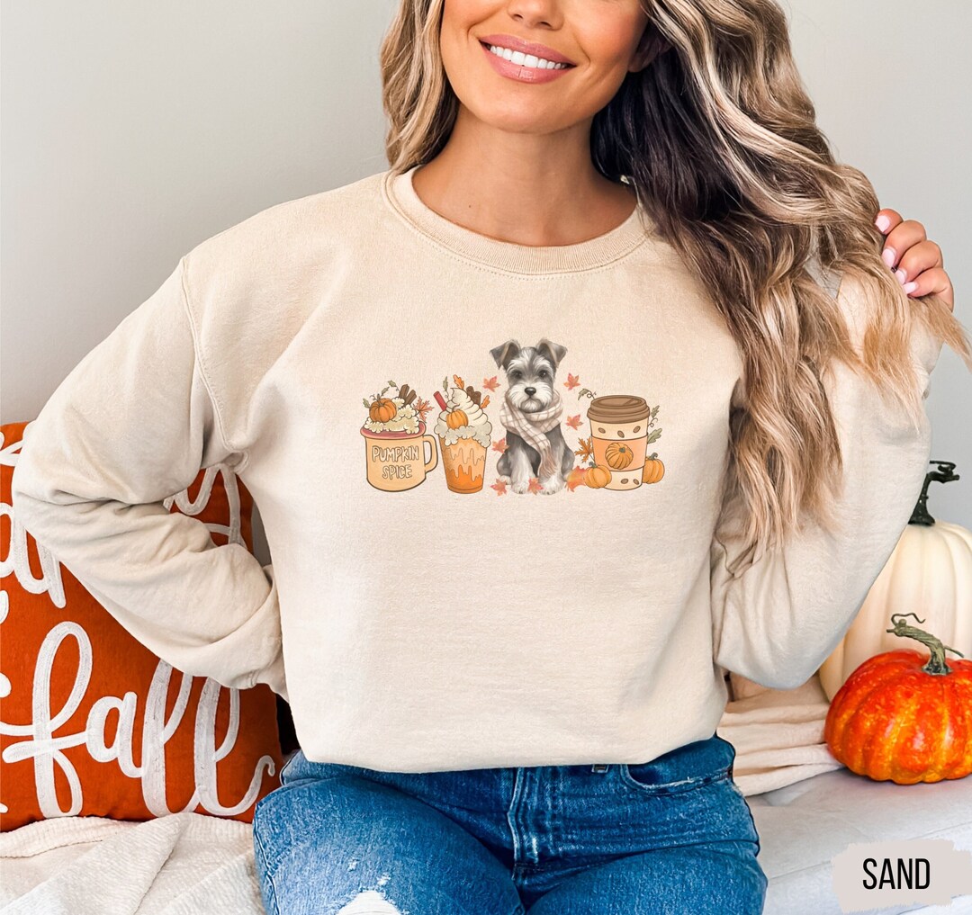 Schnauzer Fall Sweatshirt, Schnauzer, Schnauzer Mom, Schnauzer ...