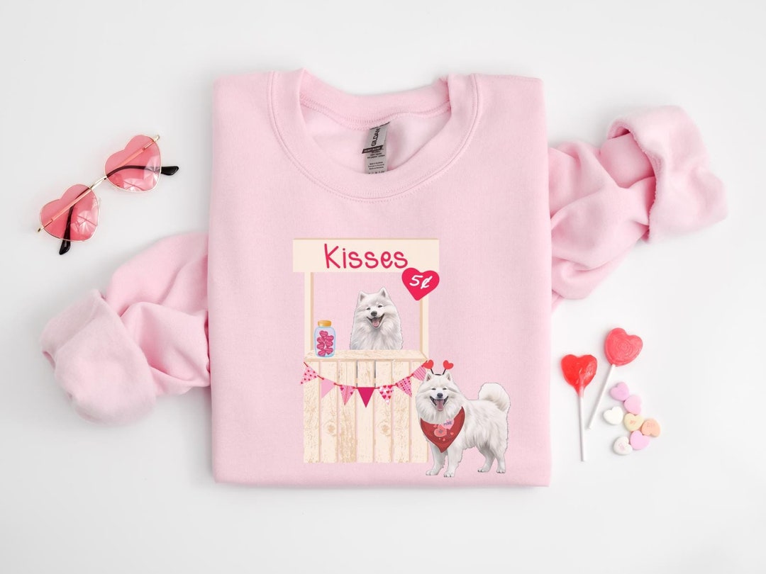 Samoyed Valentines Day Dog Mom Sweatshirt, Samoyed Valentines, Samoyed ...