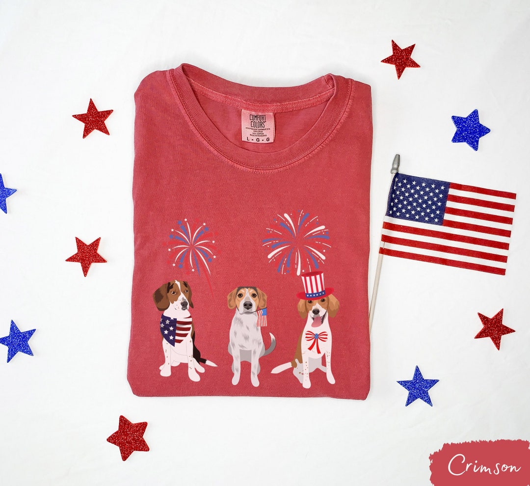 Beagle 4th of July Shirt, Beagle, Beagle Shirt, Beagle Mom, Beagle Gift ...