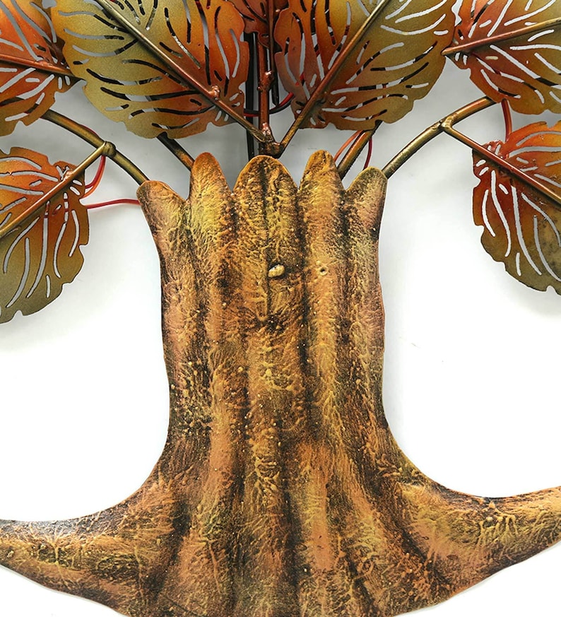 Tree With LED Lights Wall Decor Metal Art Tree Wall Decor - Etsy