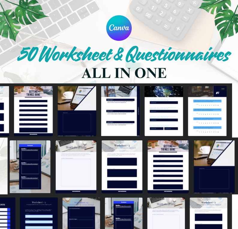 50 Worksheets Canva | Questionnaires Letter | Worksheet Idea ...
