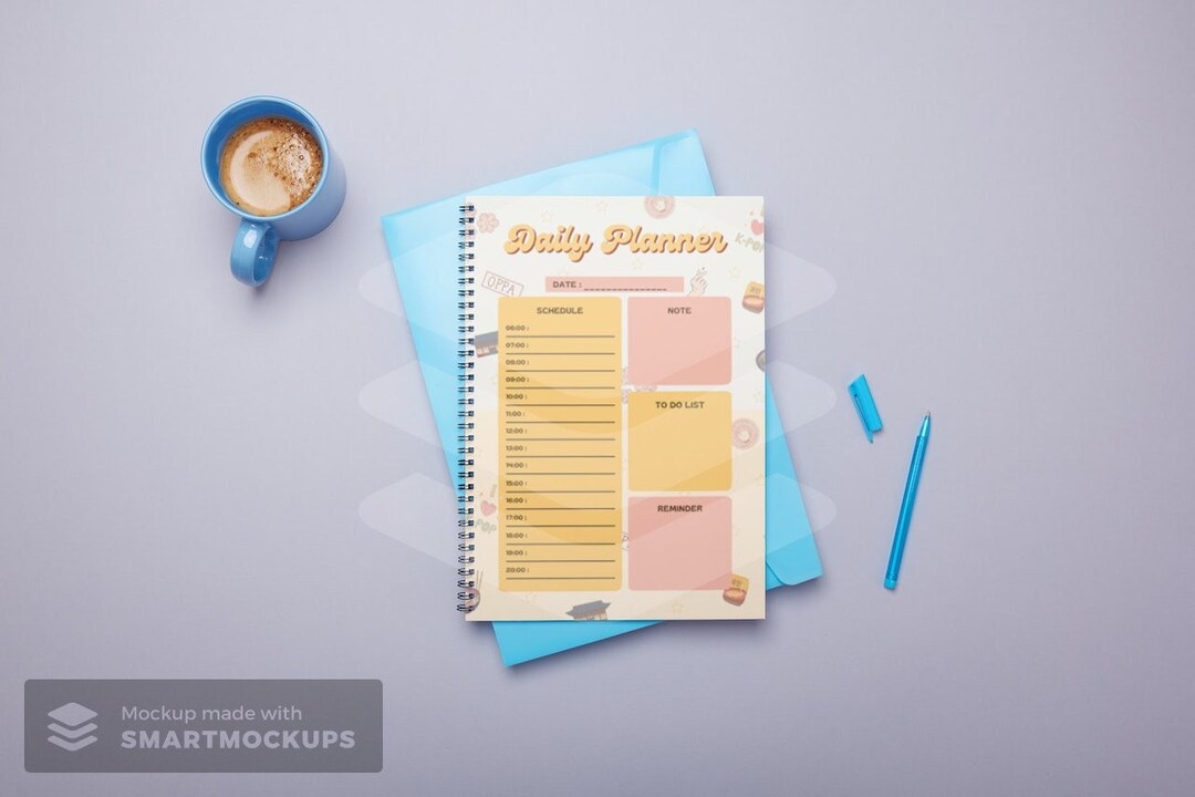 Printable Daily Planner K-pop Theme, Downloadable Korean Planner - Etsy