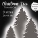 Christmas Tree Trace to Cut Template, Printable Trace and Cut Christmas ...