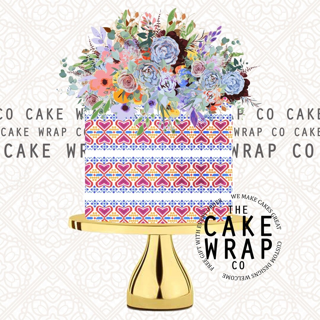 CAKE WRAP Edible Icing Cake Wrap Icing Sheet Icing Sheet - Etsy