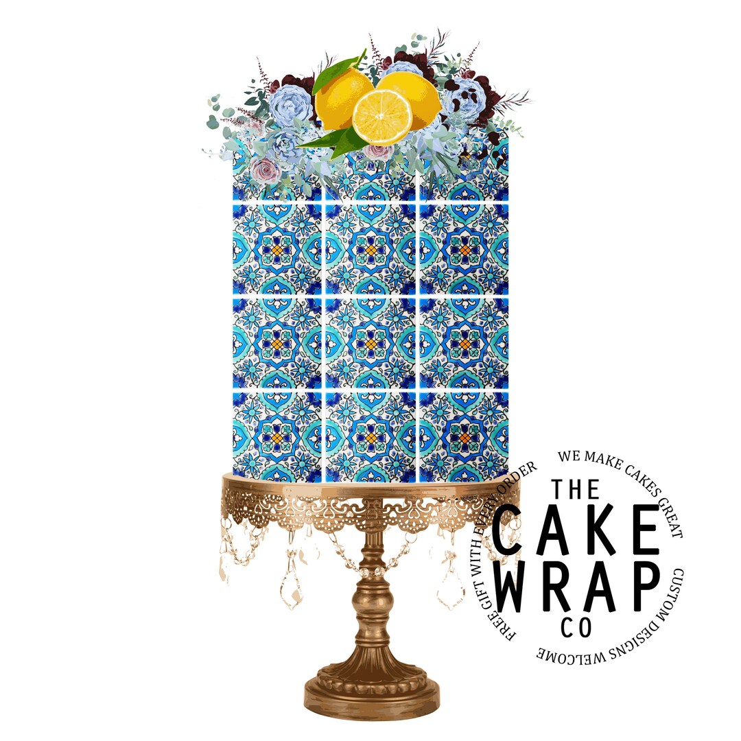 TILE CAKE WRAP, Edible Icing, Cake Wrap, Icing Sheet, Icing Sheet for ...