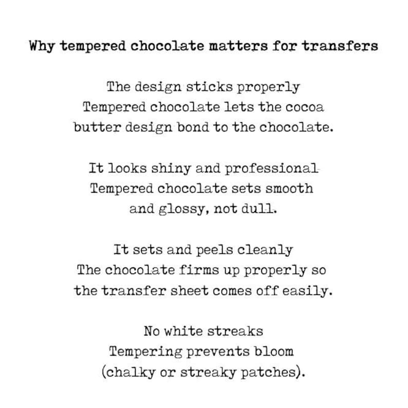 Chocolate Transfer Sheet: Easter Bunny Edible Design for Chocolate A4 ...