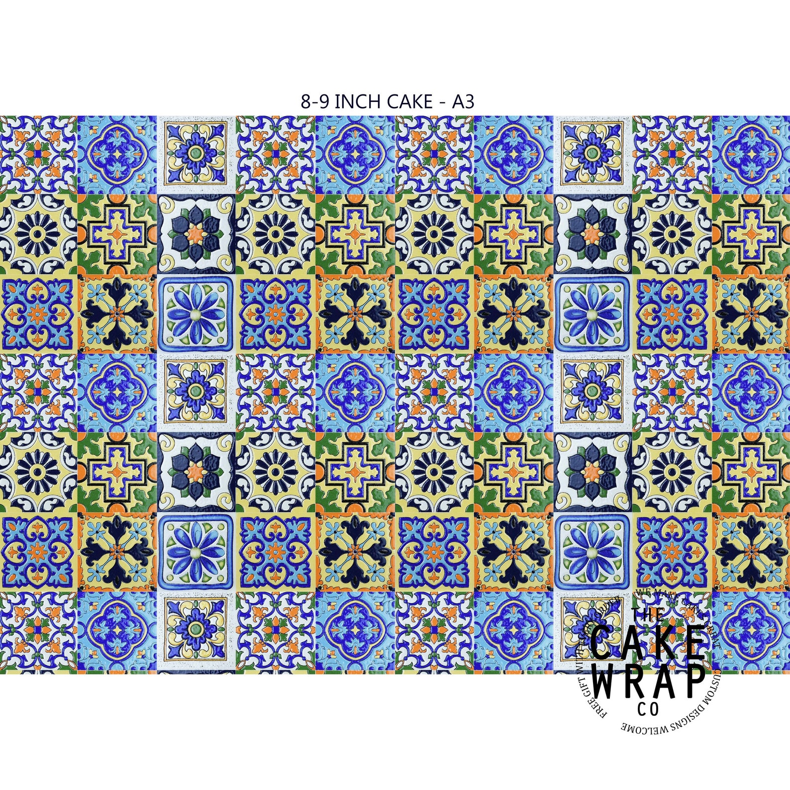 Tile Cake Wrap, Edible Icing Sheet - Etsy