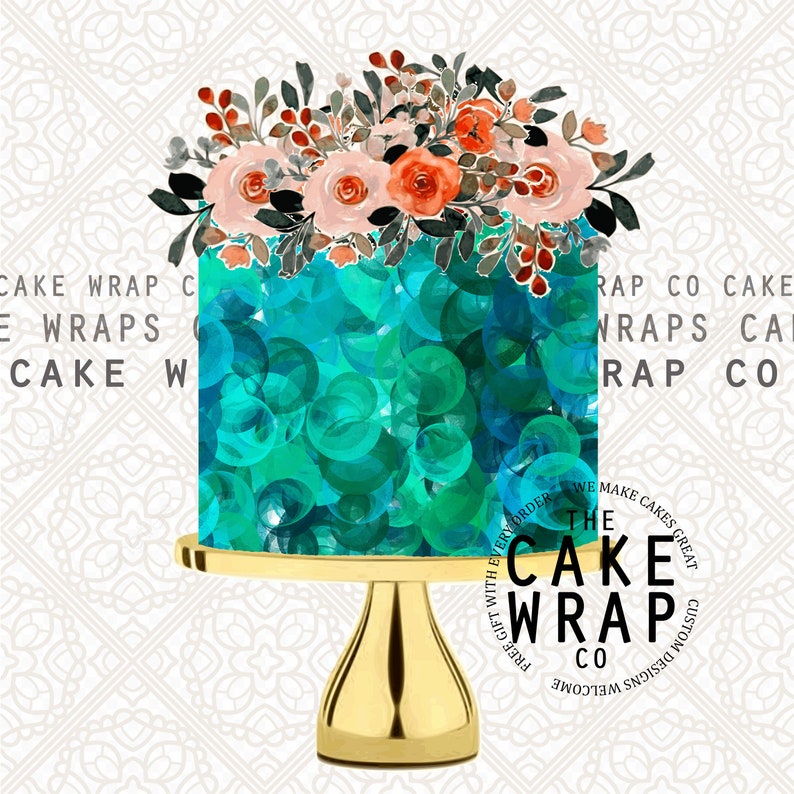 CAKE WRAP Edible Icing Cake Wrap Icing Sheet Icing Sheet - Etsy